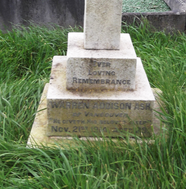 ASH, Warren A. Private 17094